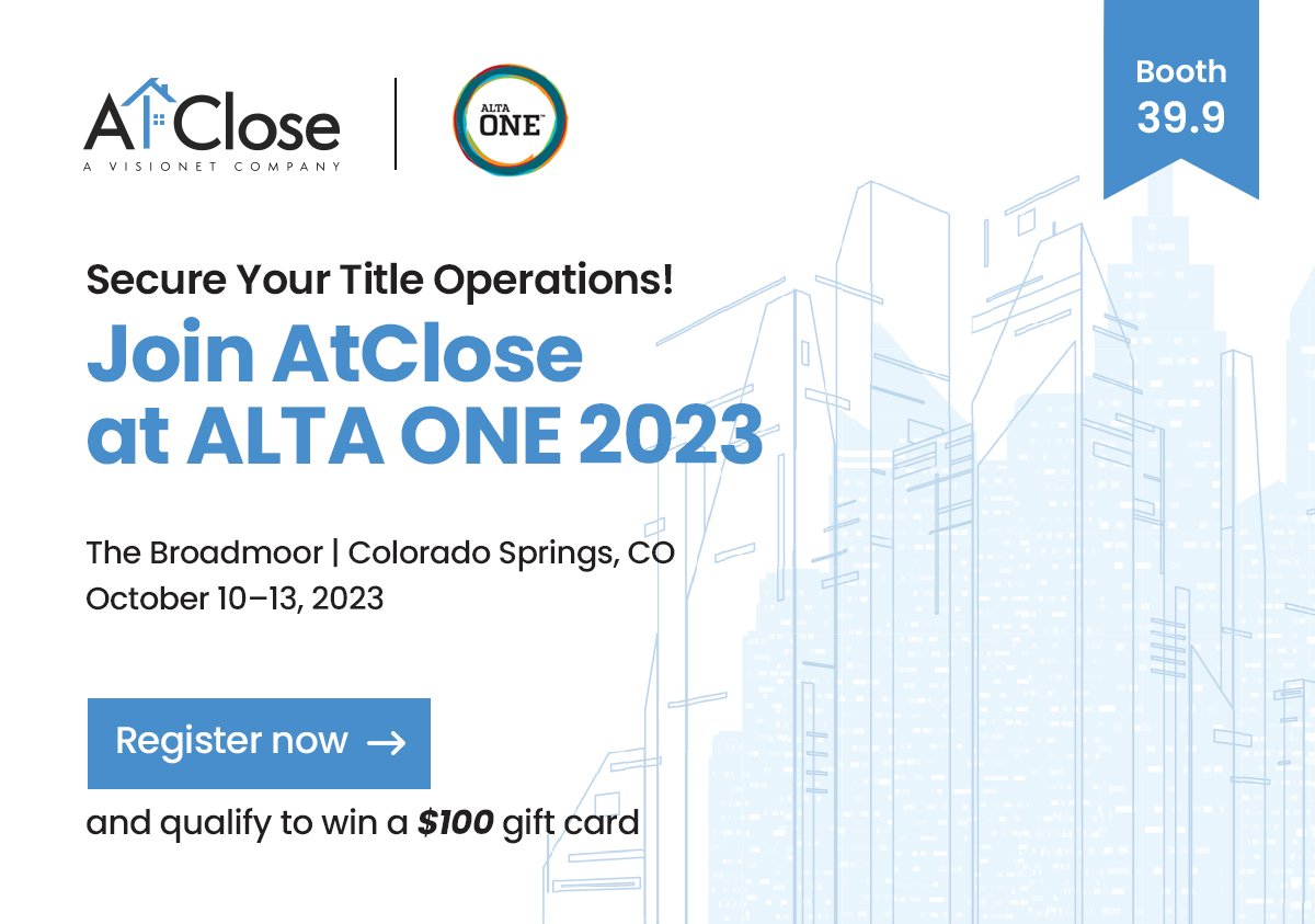 Protecting Title & Settlement Future | AtClose at ALTA ONE